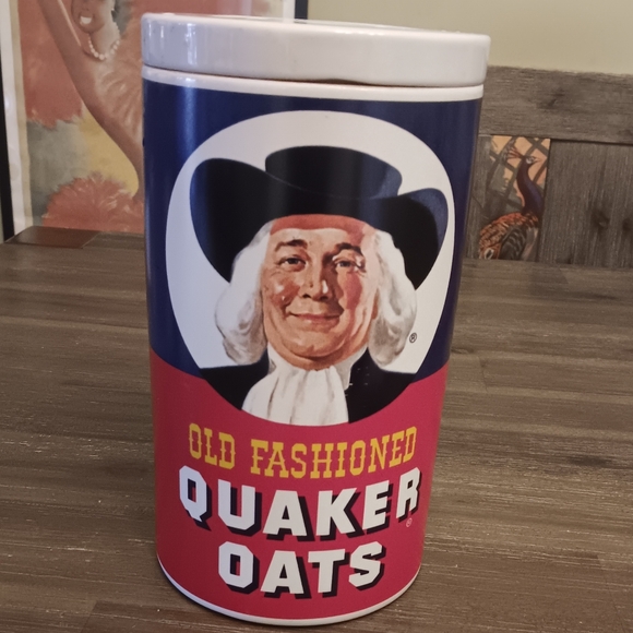 Quaker oats | Other | Quaker Oats Vintage Ceramic Jar | Poshmark